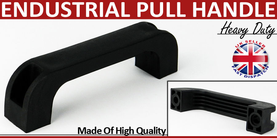 Heavy Duty Black Plastic Industrial Commercial Door Pull Handle ...