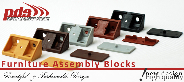 4X Double Corner Brace Connecting Shelf Blocks Support Bracket Angle ...