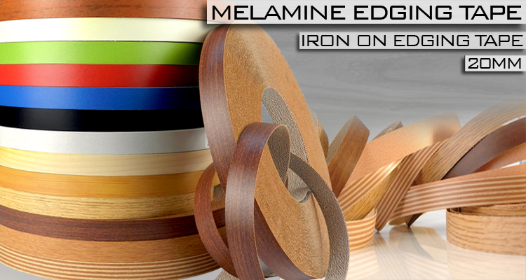 Melamine Pre Glued Iron On Edging Tape Banding Veneer Strip 20mm ...